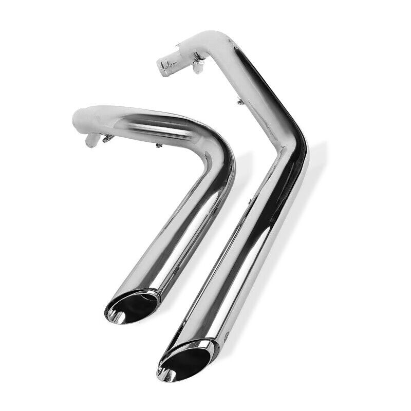 STAGGERED SHORT SHOT EXHAUST PIPES FOR 2007-2013 HARLEY DAVIDSON SPORT ...
